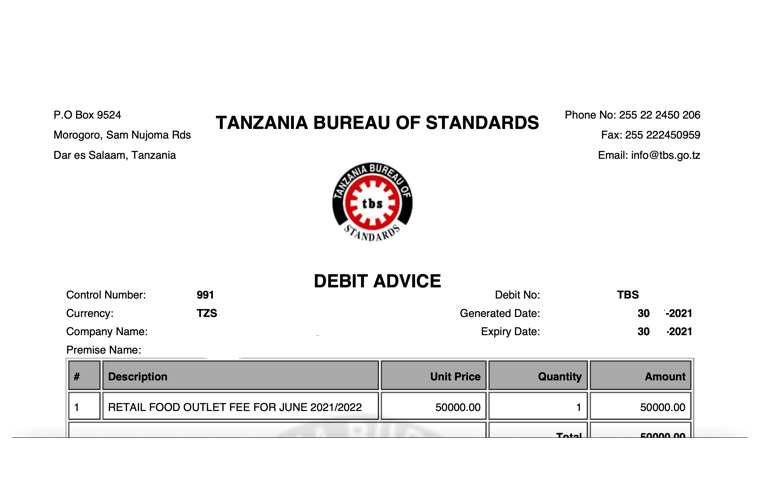 Tanzania Trade Portal