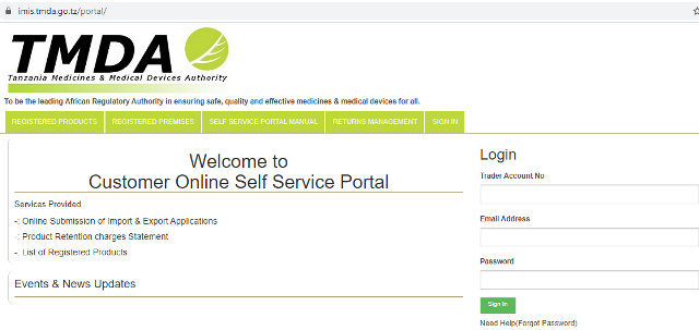 Tanzania Trade Portal